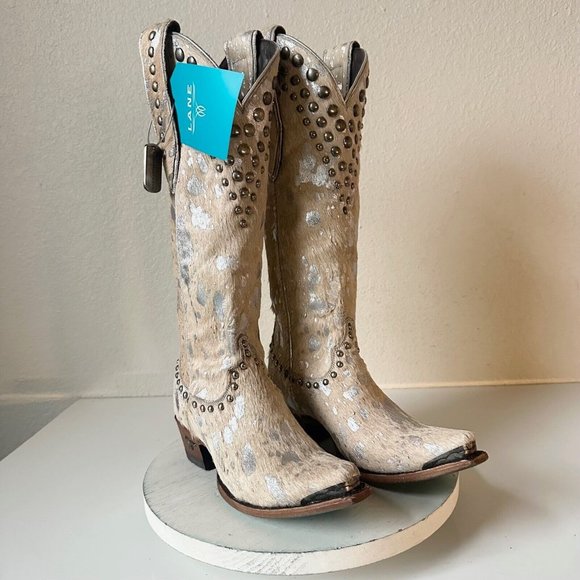 Lane Boots | Shoes | New Lane Wild Hair Womens Western Boots 75 Silver ...